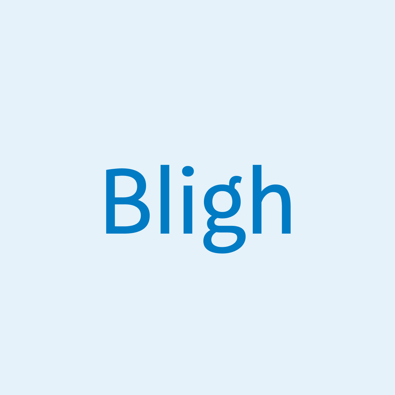 Bligh - 라틴 폰트 | 산돌구름