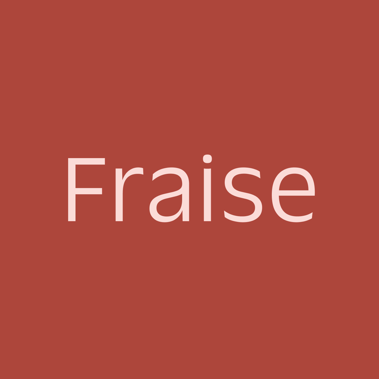 Fraise | 산돌구름