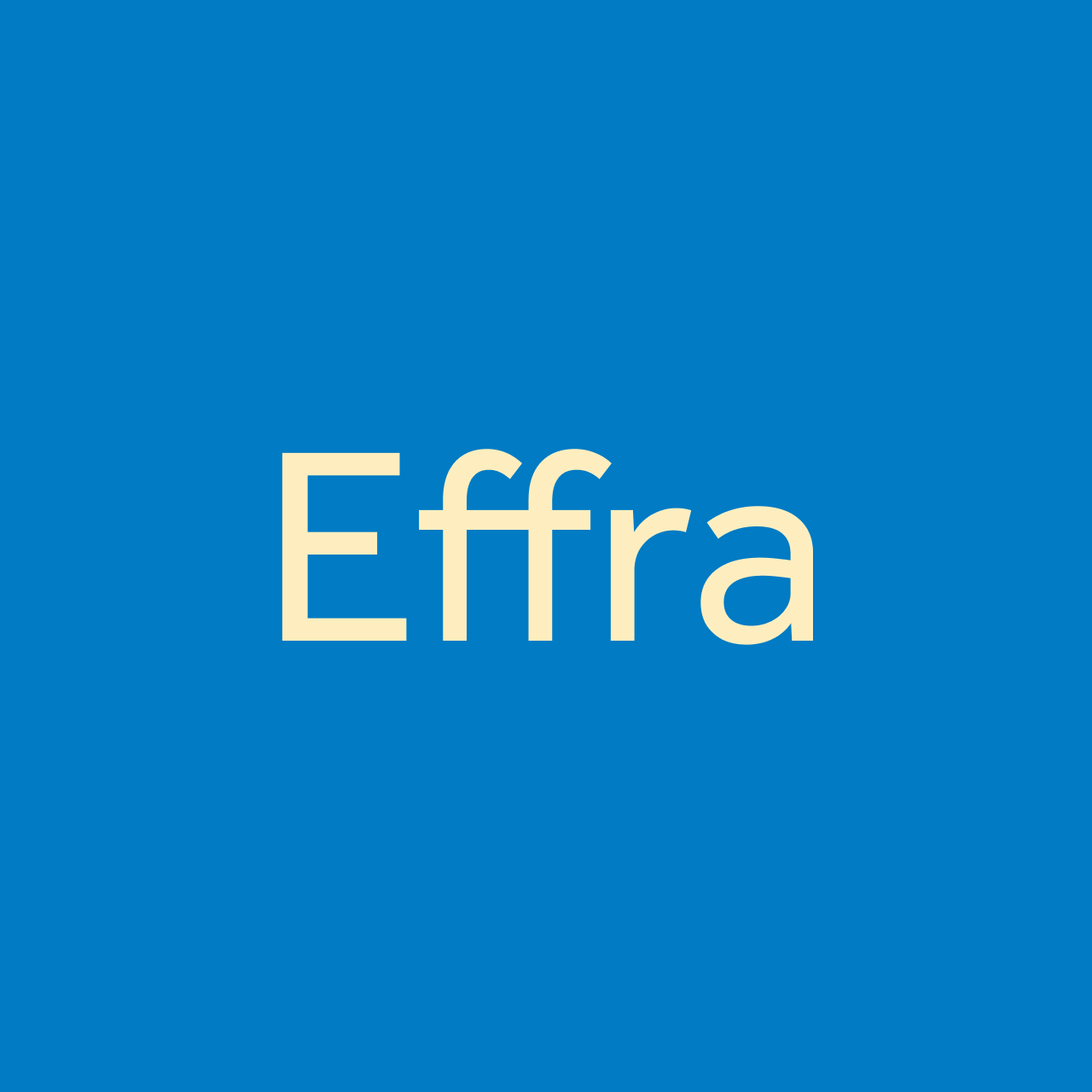Effra - 라틴 폰트 | 산돌구름