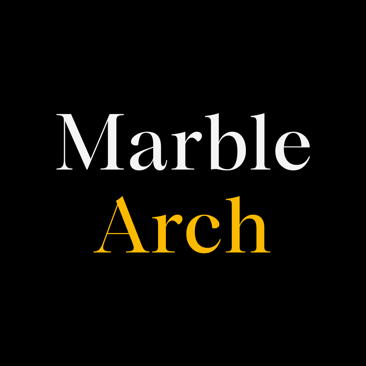 Marble Arch - 라틴 폰트 | 산돌구름