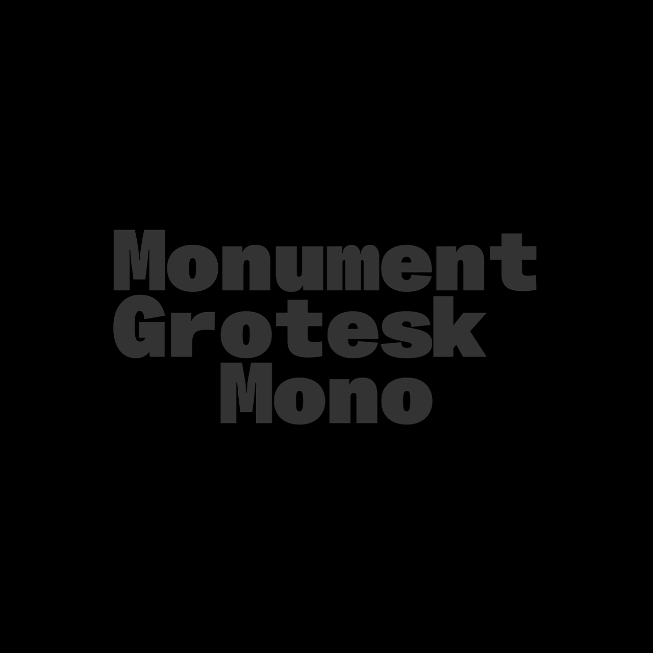 ABC Monument Grotesk Mono | SandollCloud