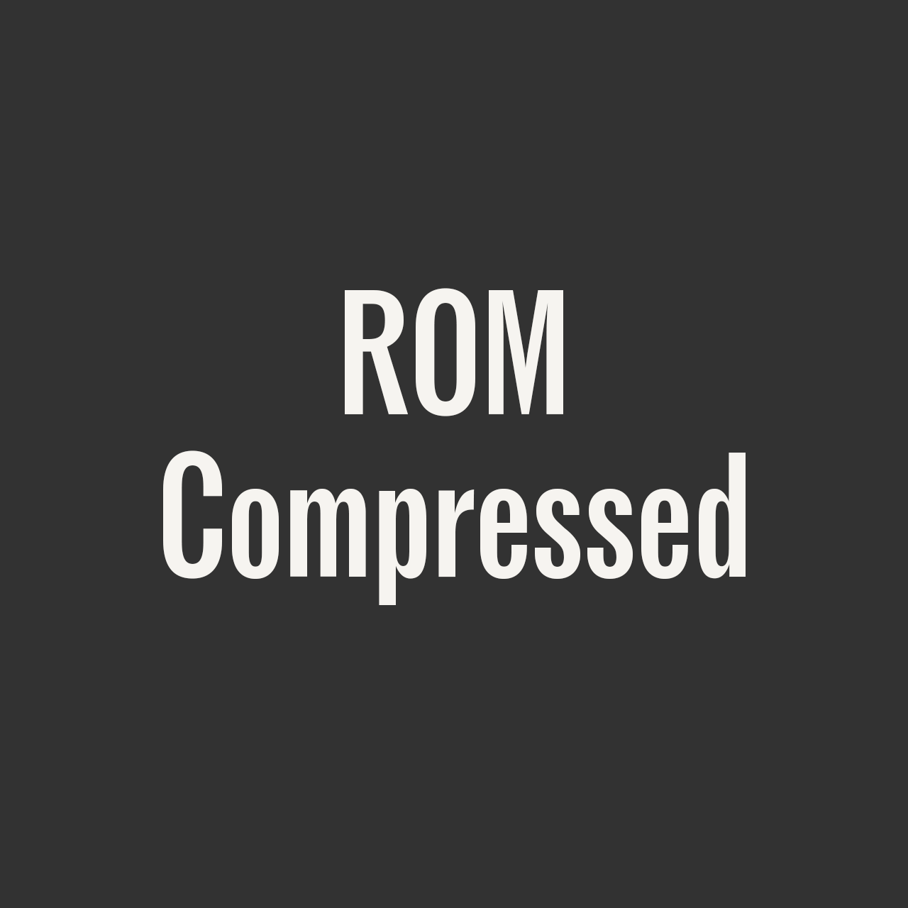 ABC ROM Compressed | 산돌구름