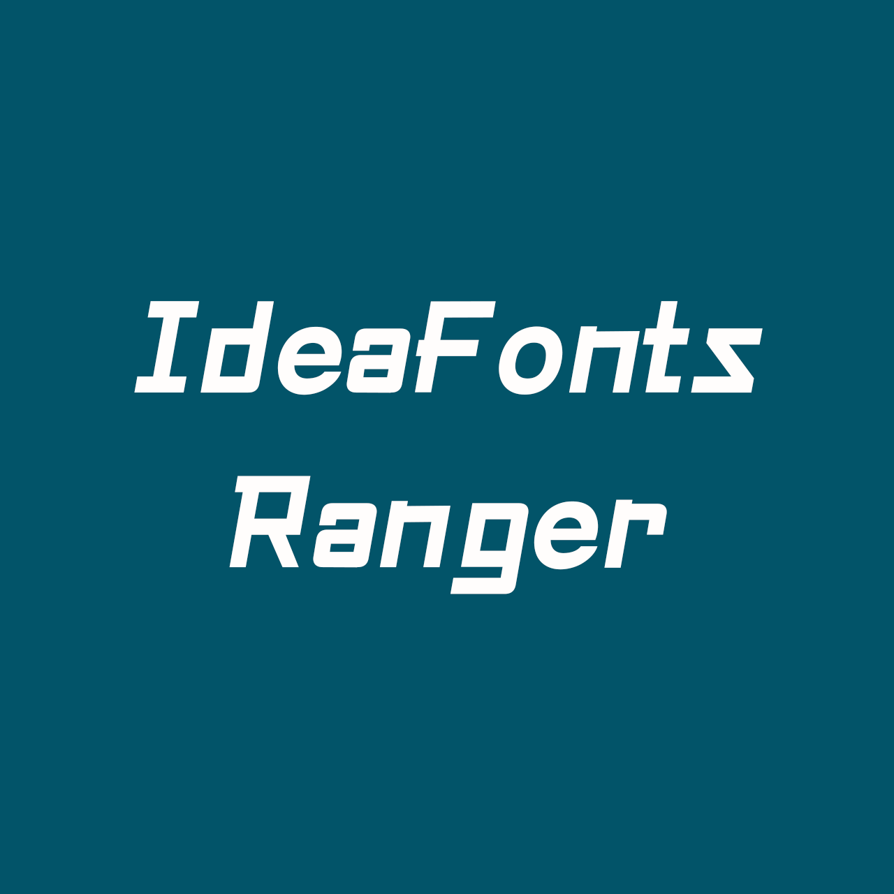 HelloFont ID Ranger | 산돌구름