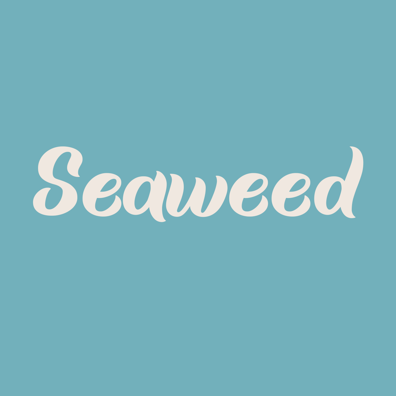 HelloFont ID Seaweed | 산돌구름