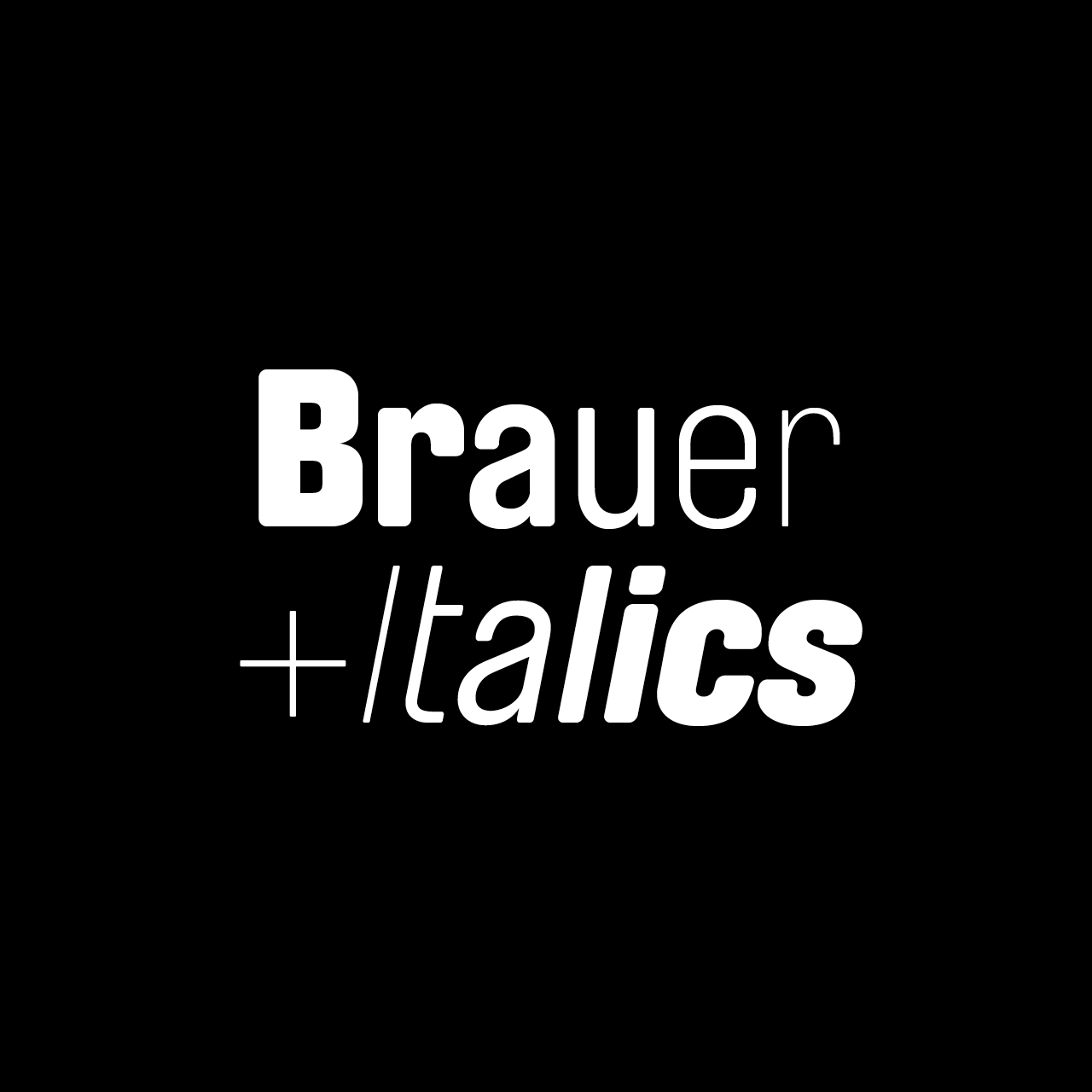 Brauer - 라틴 폰트 | 산돌구름