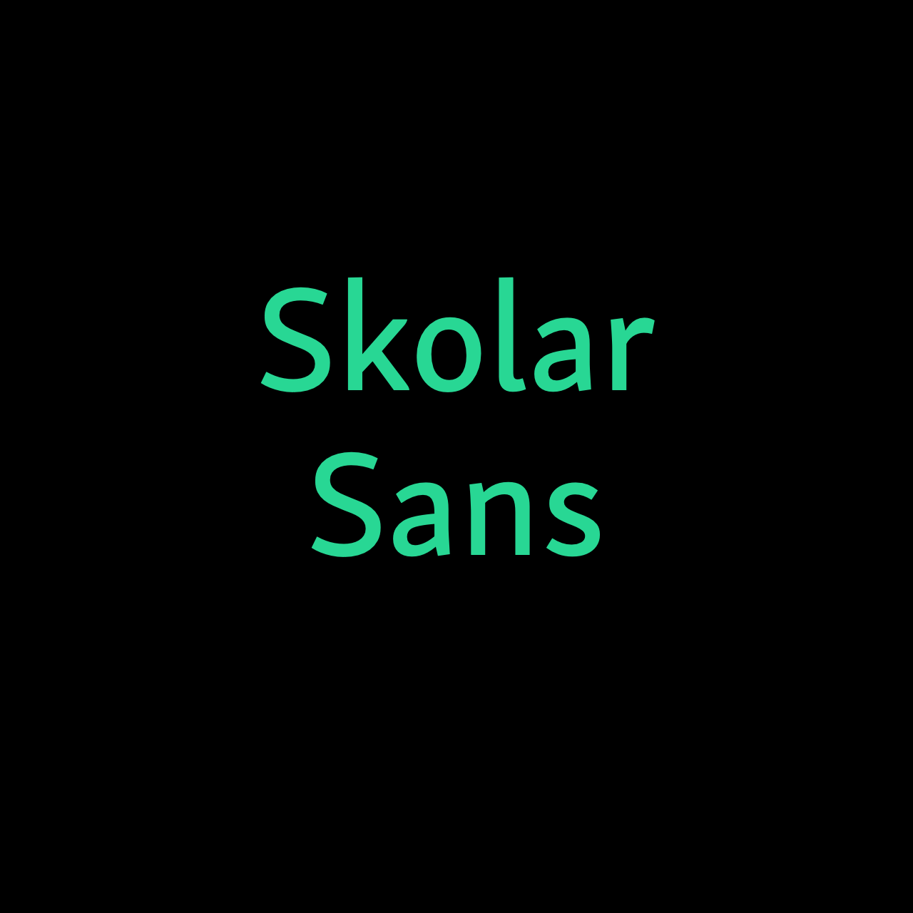 Skolar Sans PE | SandollCloud