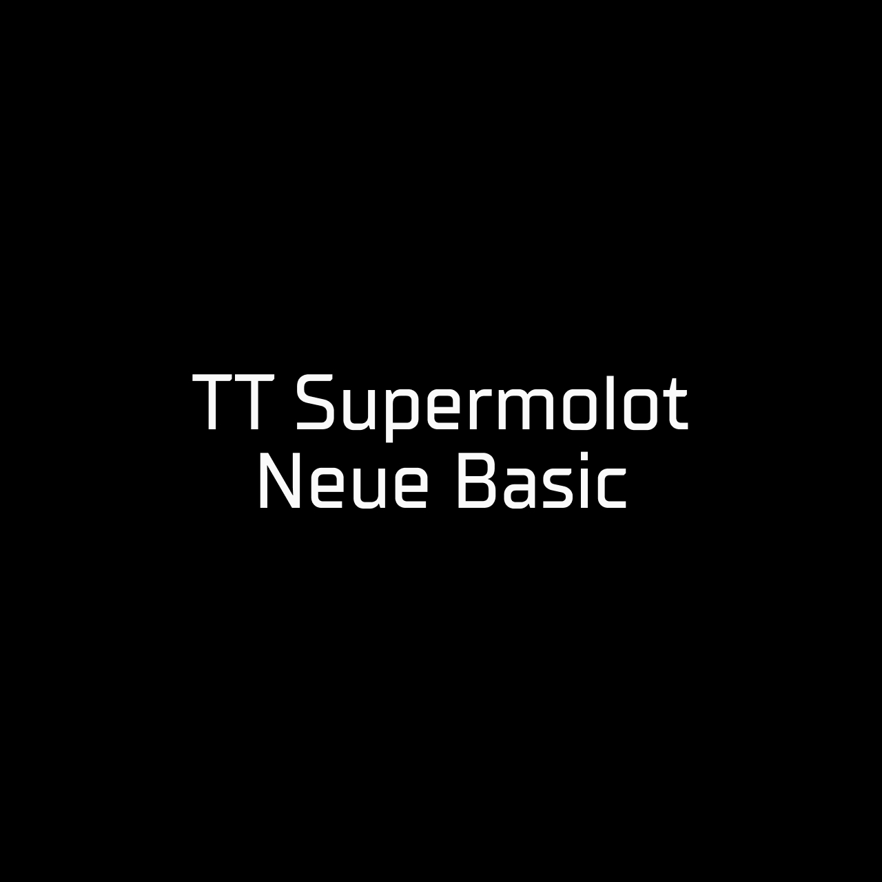 TT Supermolot Neue Basic | 산돌구름