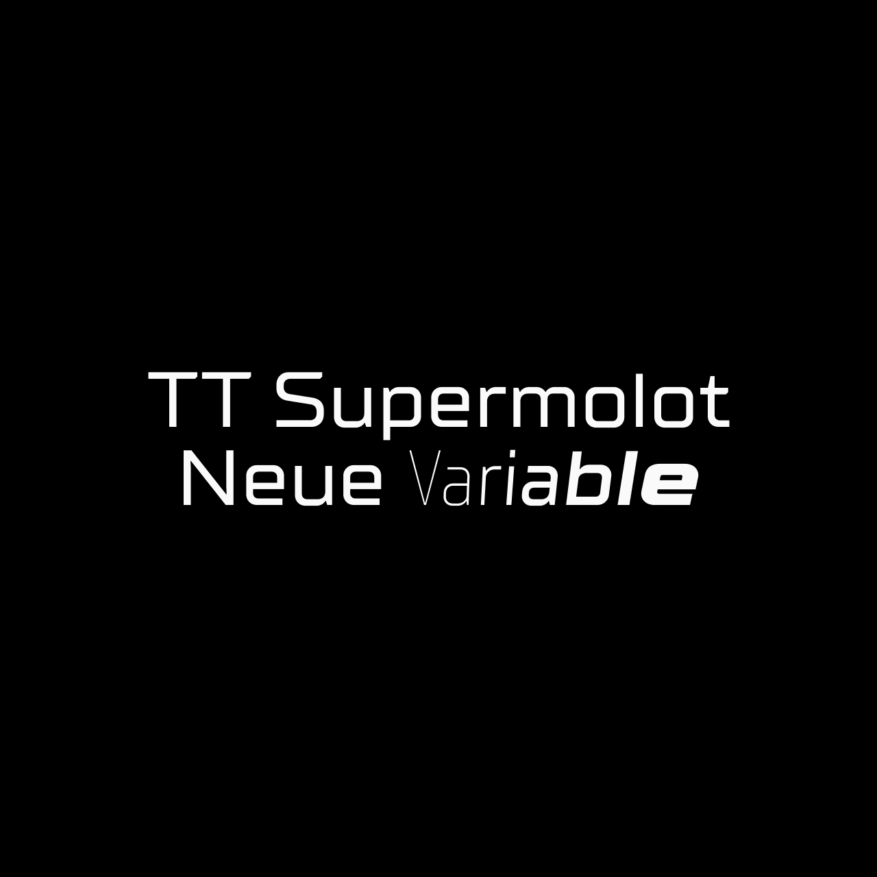 TT Supermolot Neue Variable | SandollCloud