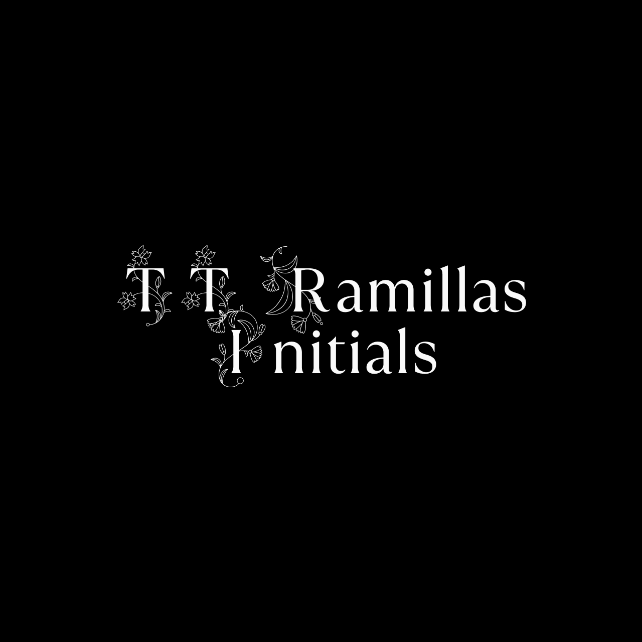 TT Ramillas Initials | 산돌구름