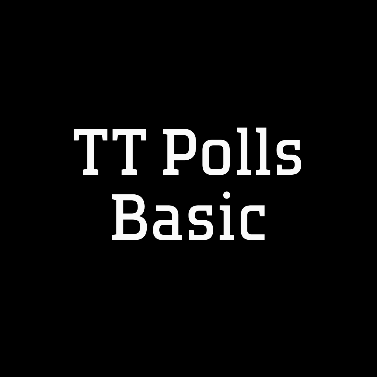 TT Polls Basic | SandollCloud