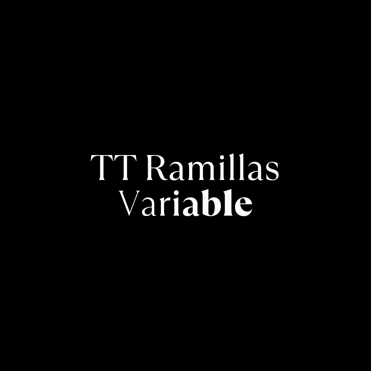 TT Ramillas Variable | SandollCloud