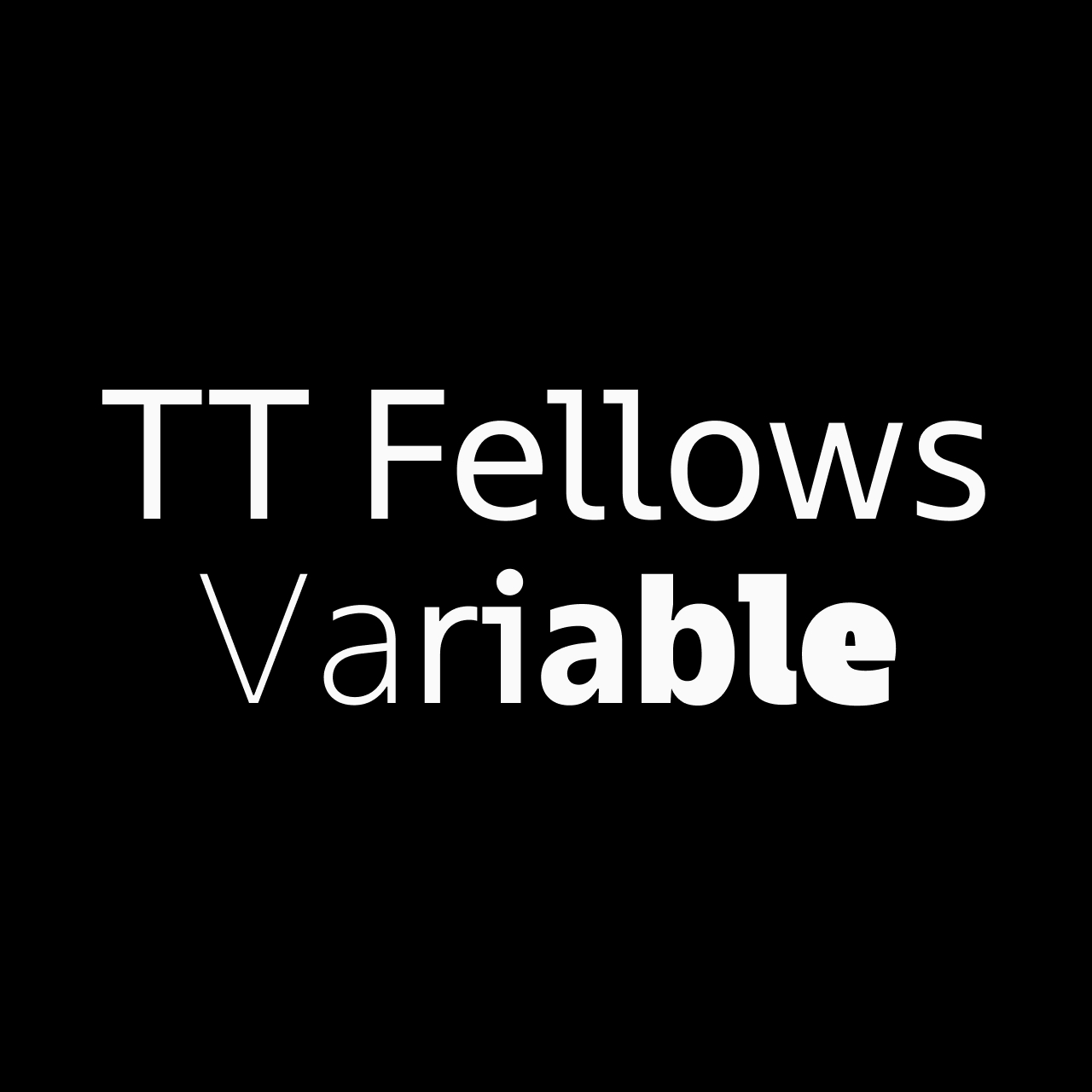 TT Fellows Variable | 산돌구름
