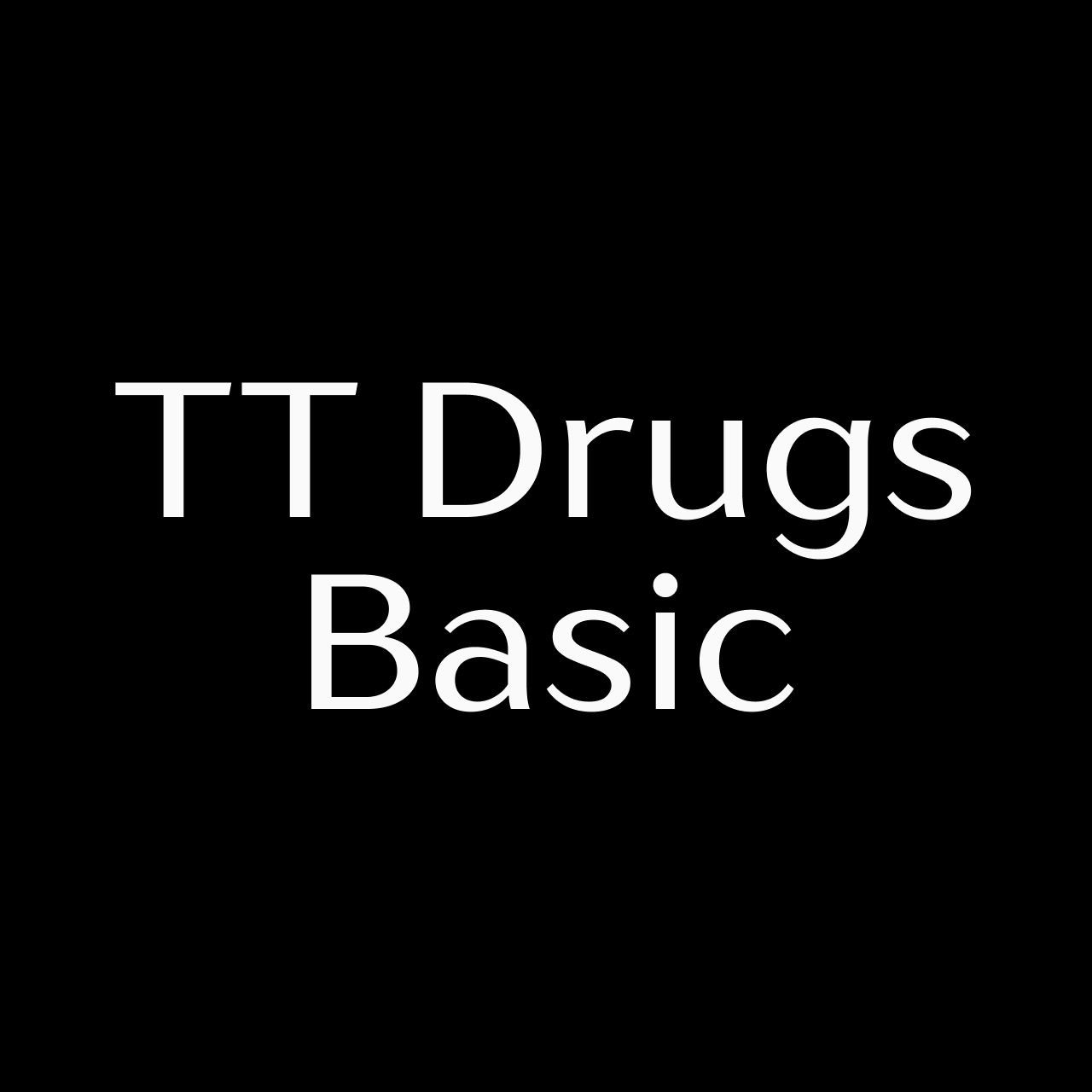 TT Drugs Basic - 라틴 폰트 | 산돌구름