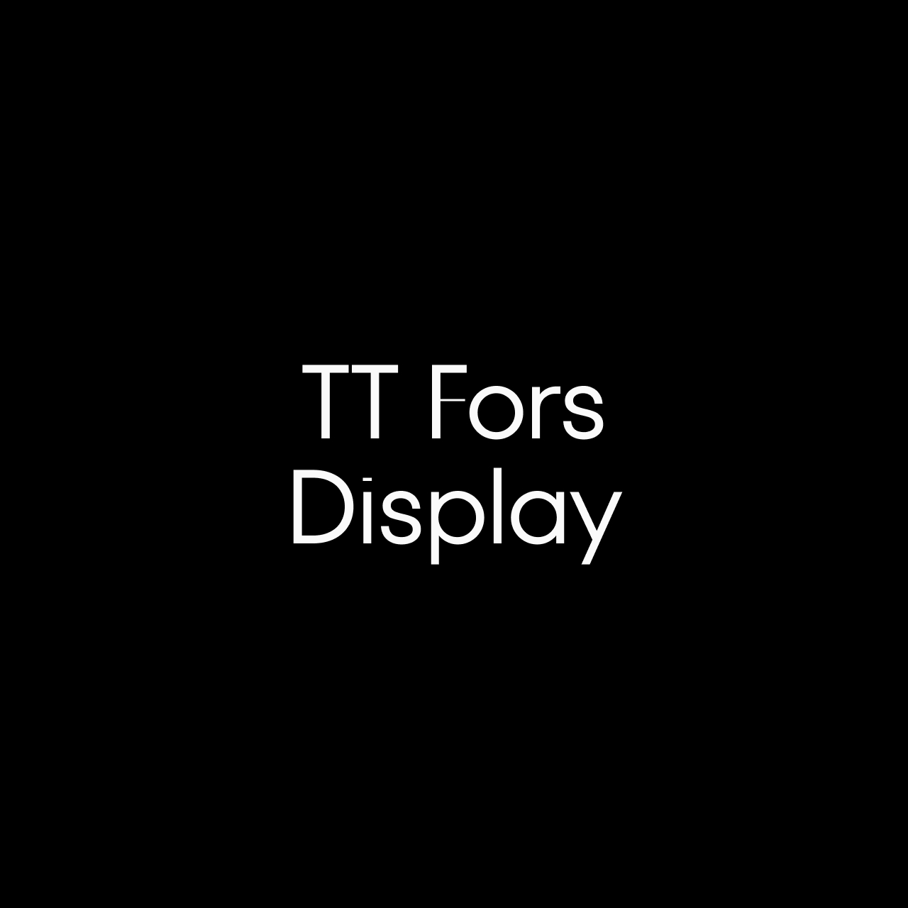 TT Fors Display | 산돌구름
