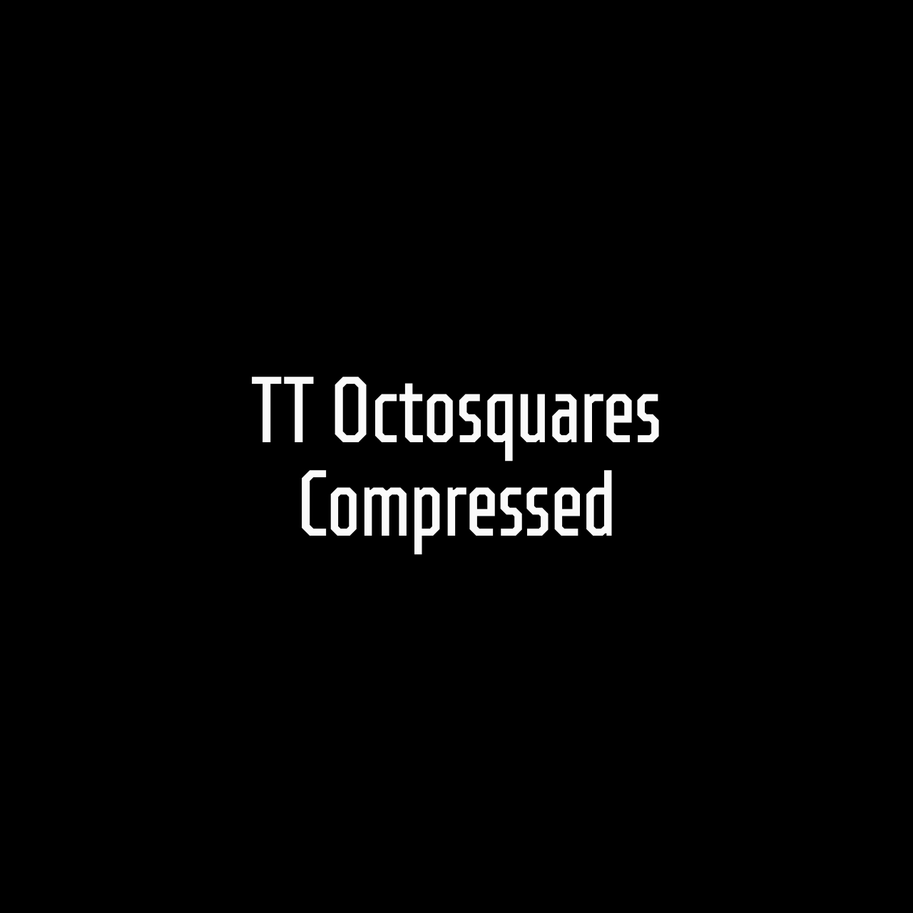 TT Octosquares Compressed | 산돌구름