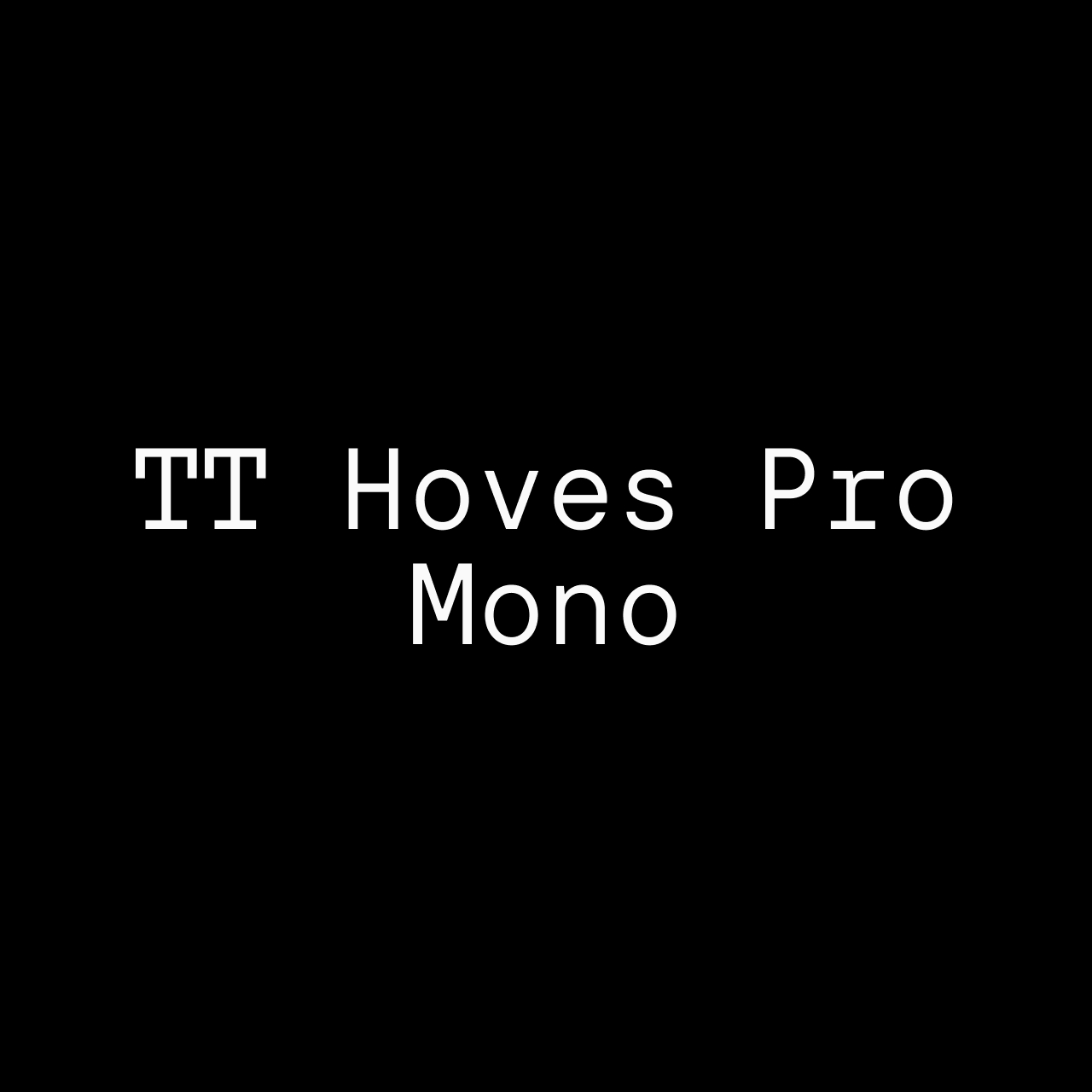 TT Hoves Pro Mono | SandollCloud