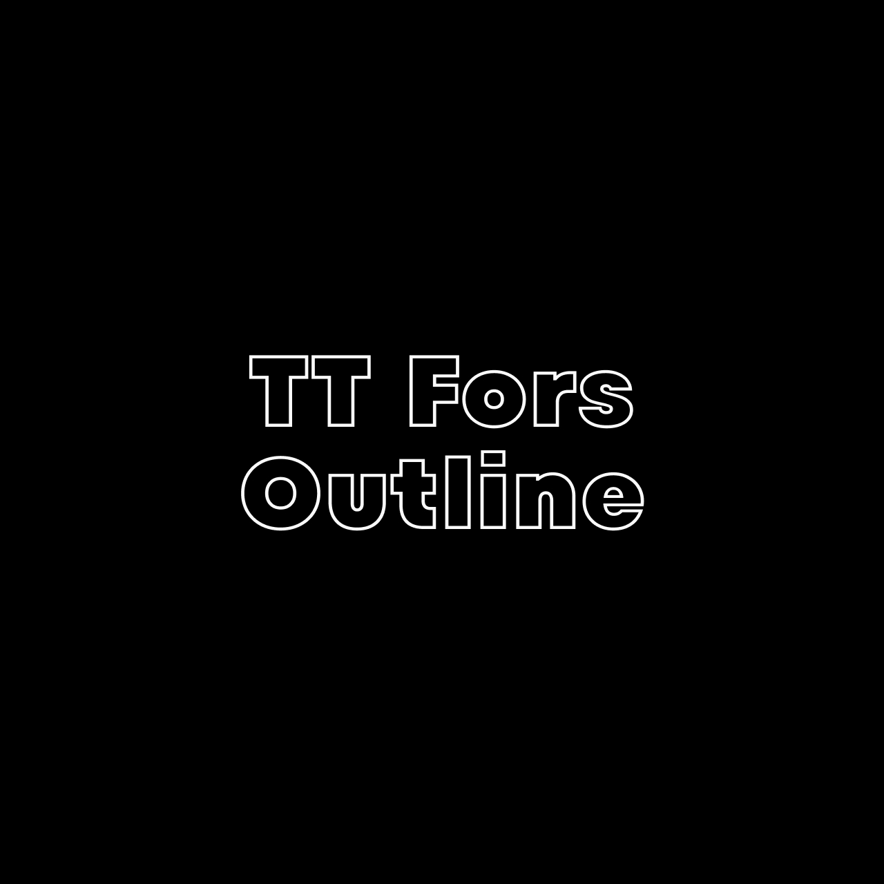 TT Fors Outline | SandollCloud