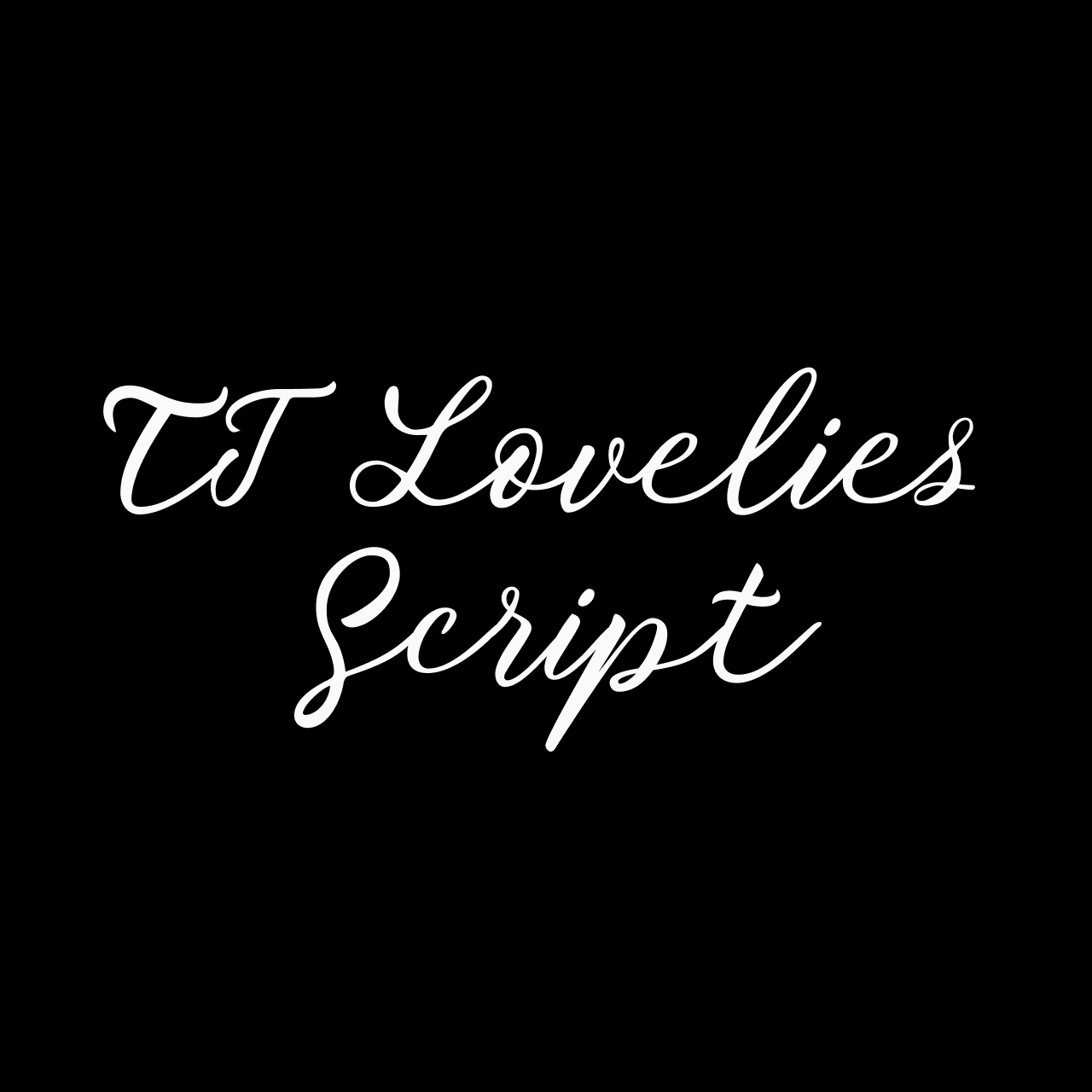 TT Lovelies Script | 산돌구름