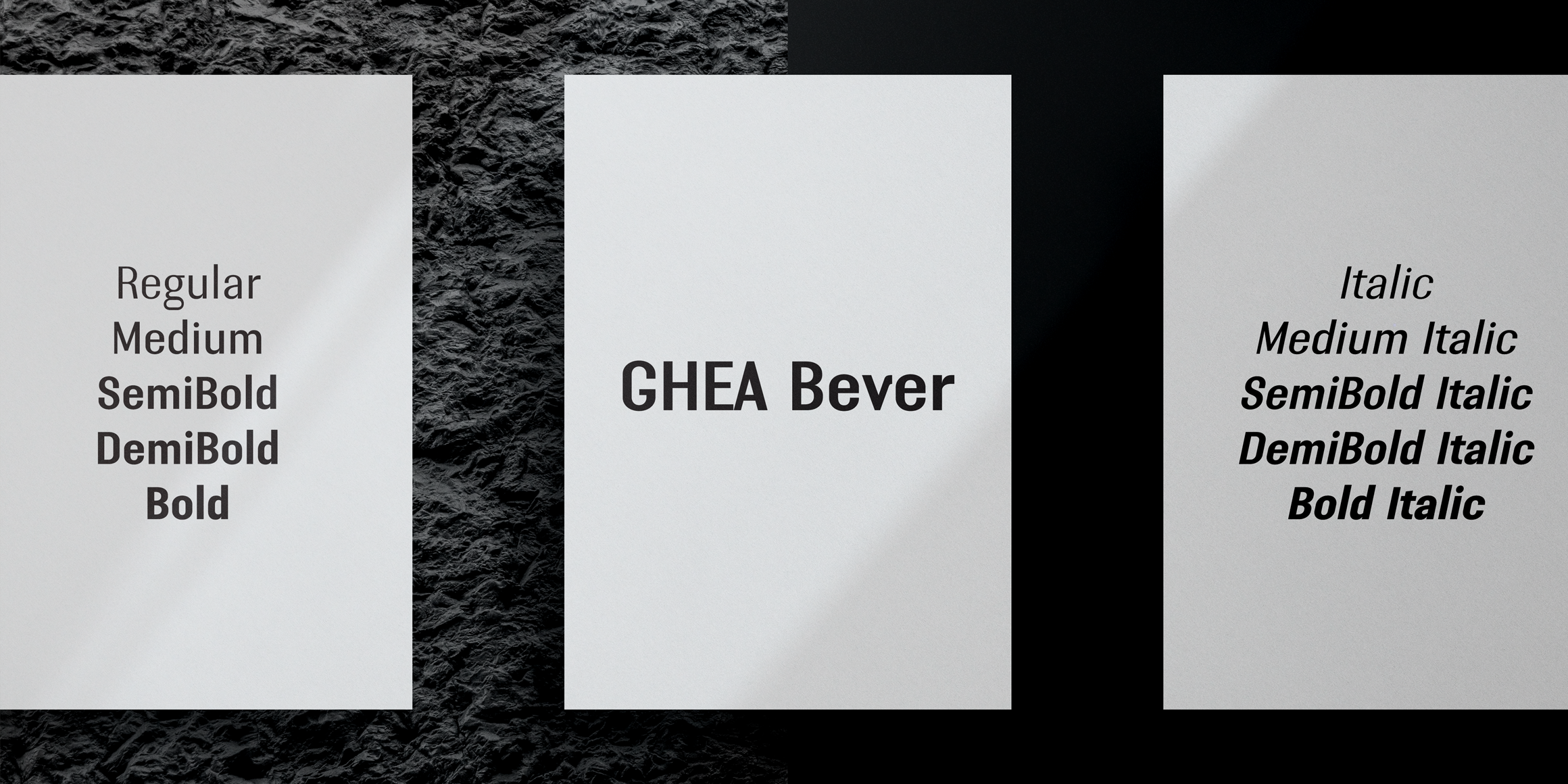 GHEA Bever - 라틴 폰트 | 산돌구름