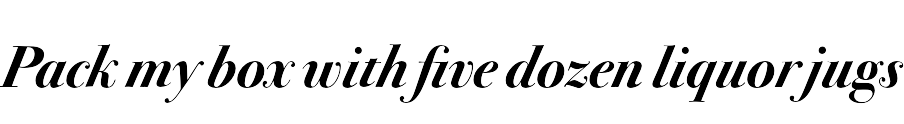 Bodoni Svntytwo ITC Pro | 산돌구름