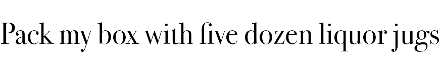 Bodoni Svntytwo ITC Pro | 산돌구름