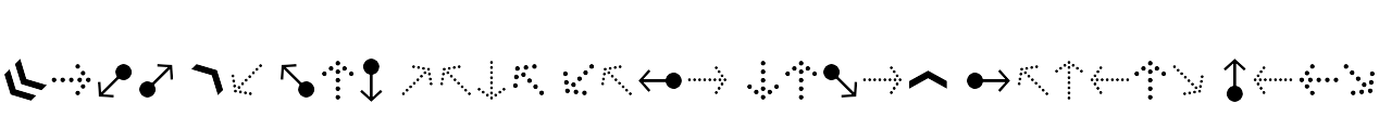 Dingbats 2.0 Arrows 2 OT | SandollCloud